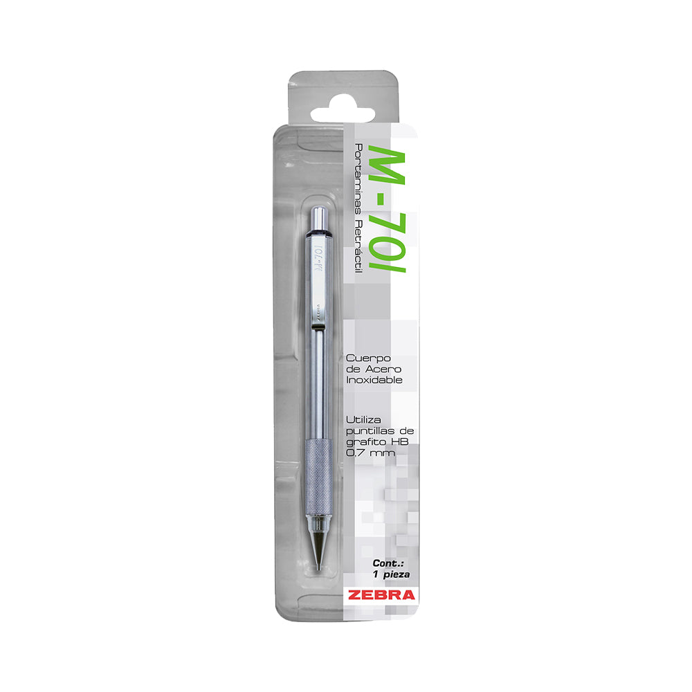 Portaminas De Acero Inoxidable M-701 Zebra – Zebra México