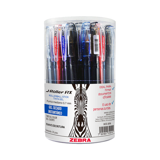 Rollerball De Tinta Gel J-Roller RX Zebra – Zebra México